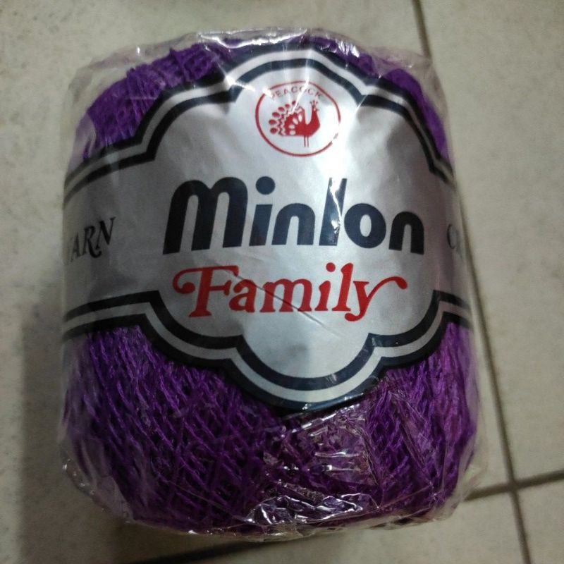 130+-g Minlon Family Crochet Thread Knitting Yarn | Shopee Malaysia