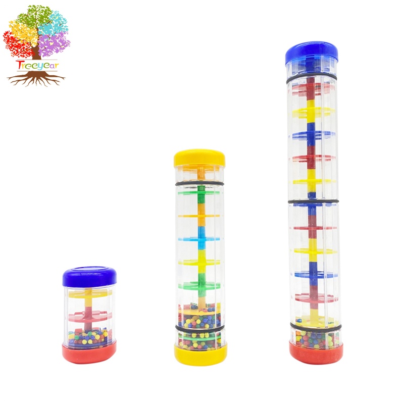 Treeyear Rainmaker Mini Toy - Rain Stick Musical Instrument for Babies ...