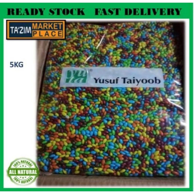 [5KG] Sunflower Seed Chocolate | Kuaci Coklat Yusuf Taiyoob Yuta ...
