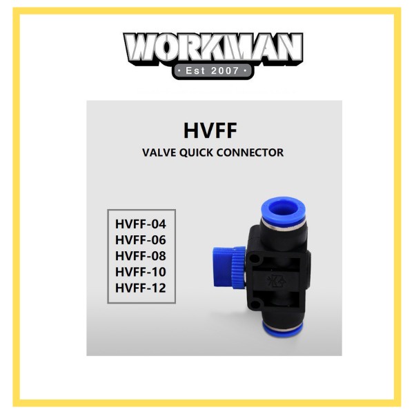 [PowerMan] HVFF Series Pneumatic Valve, HVFF-04 HVFF-06 HVFF-08 HVFF-10 ...