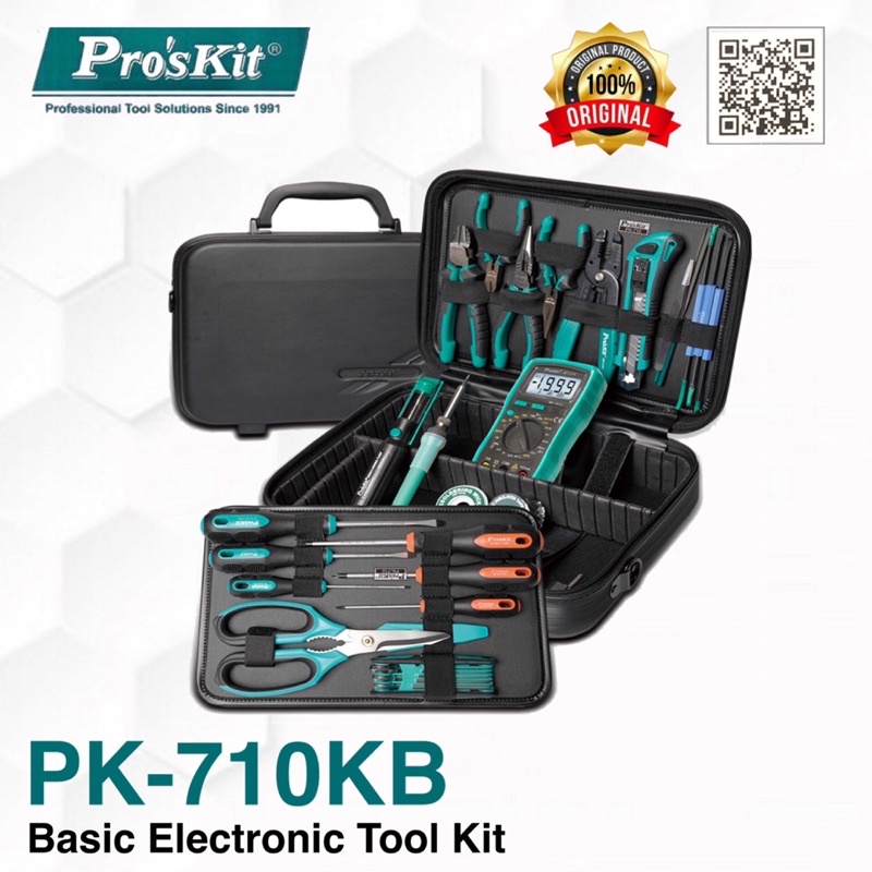 Pro’skit PK-710KB Basic Electronic Tool Kit | Shopee Malaysia