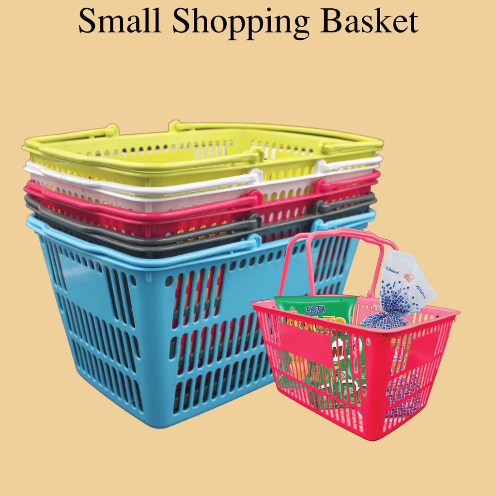 JME Shopping Basket Cosmetic Basket Small Shopping Basket | Shopee Malaysia