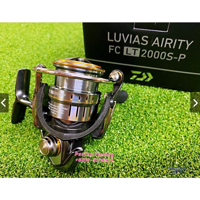 21 Daiwa Fishing reel Luvias Airity FC LT Made In Japan reel FCLT2000S-P FCLT2500S-XH With 1 ...