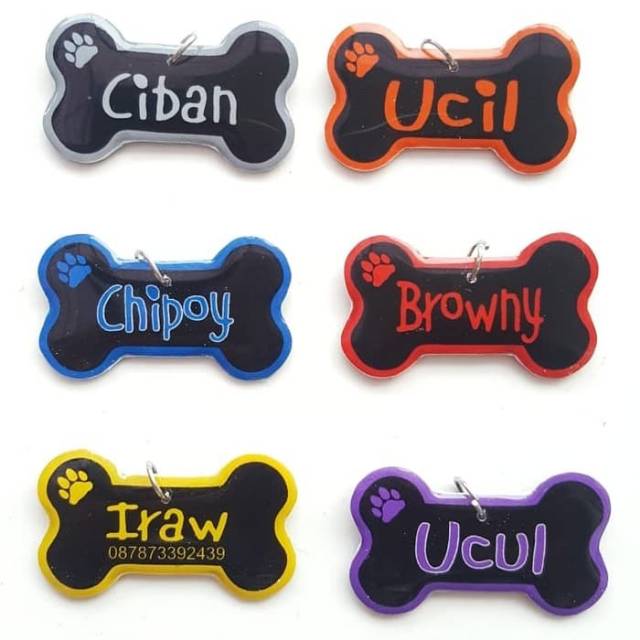 Bone Type Pendant Name Tag | Shopee Malaysia