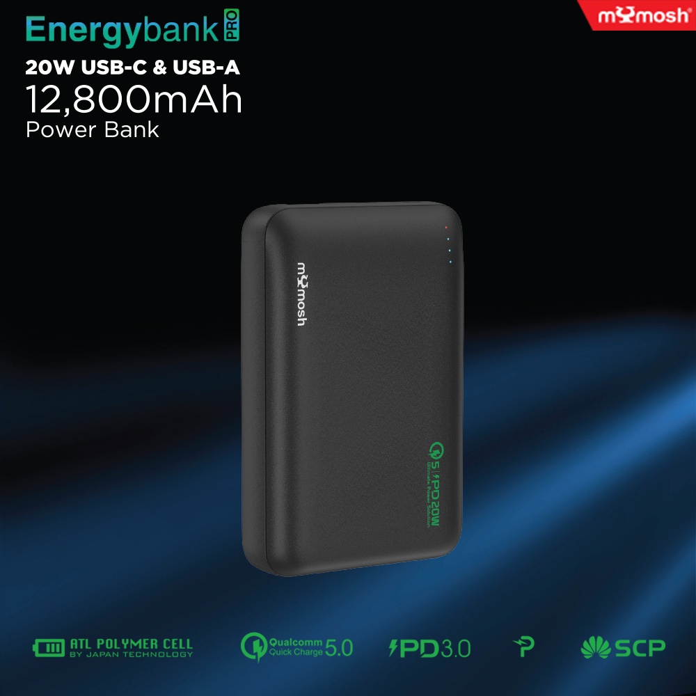 [NEW ARRIVAL] MYMOSH 12,800 MAH 20W POWER BANK PRO SMALL SIZE & BIG ...