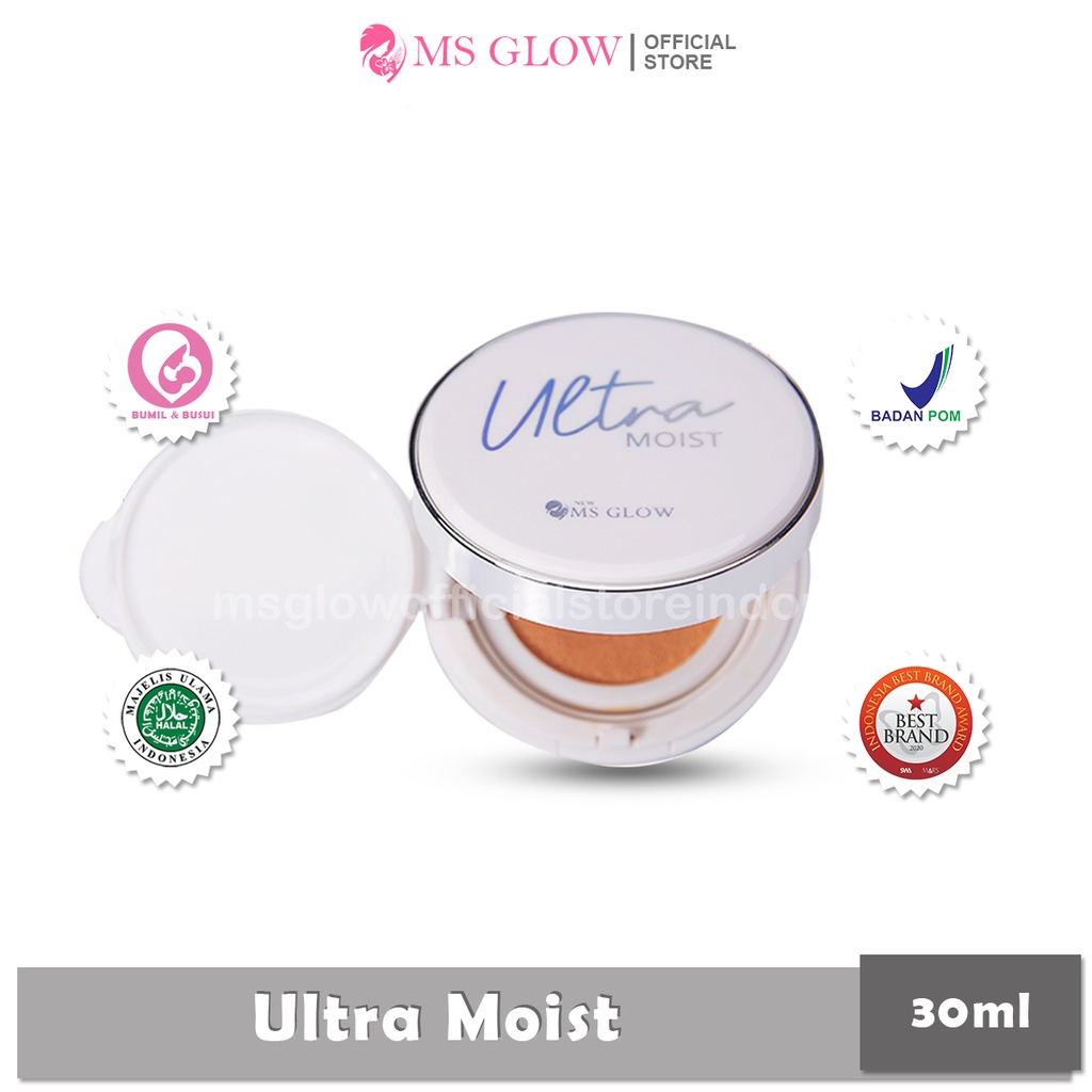 Ms Glow Ultra Moist Liquid Fondation Wet Powder Original | Shopee Malaysia