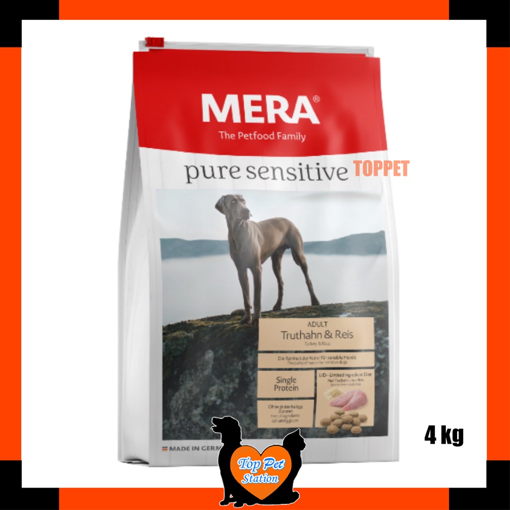 Mera Pure Sensitive Turkey & Rice (4kg) | Shopee Malaysia