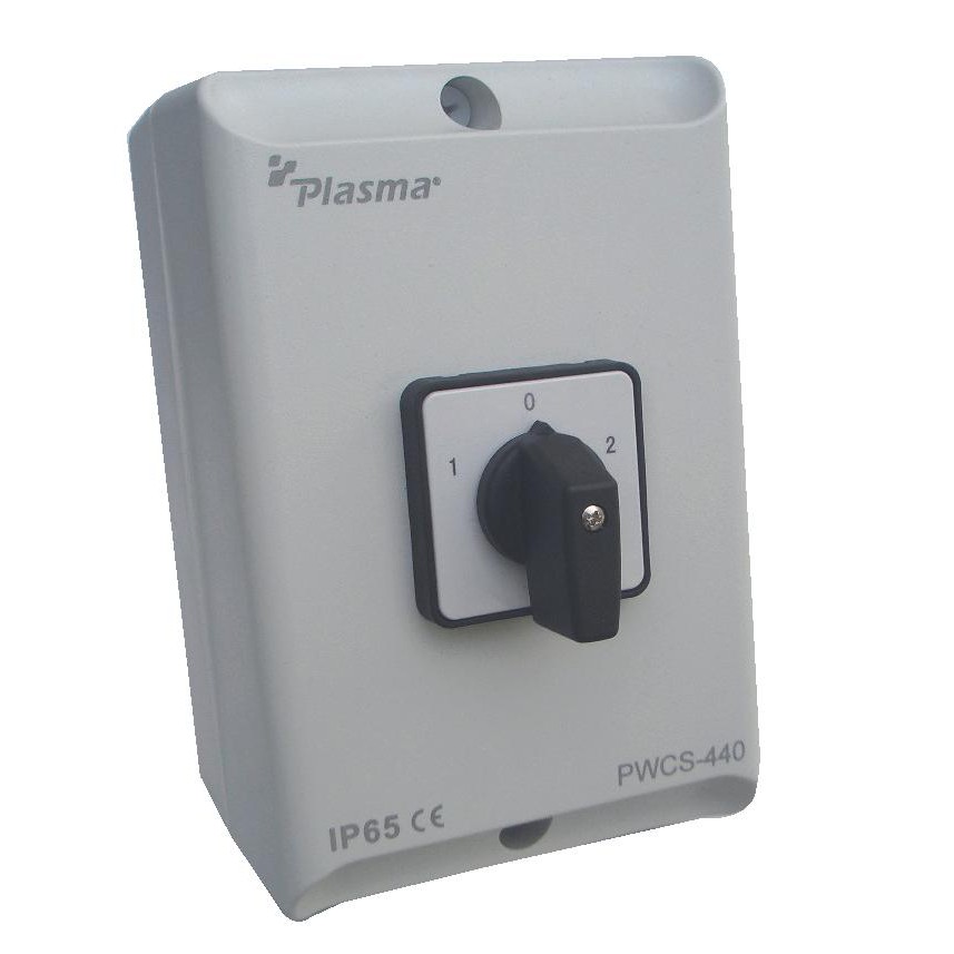 Plasma IP65 PWCS 4pole 1.0.2 Weatherproof Change Over Switch c/w ...