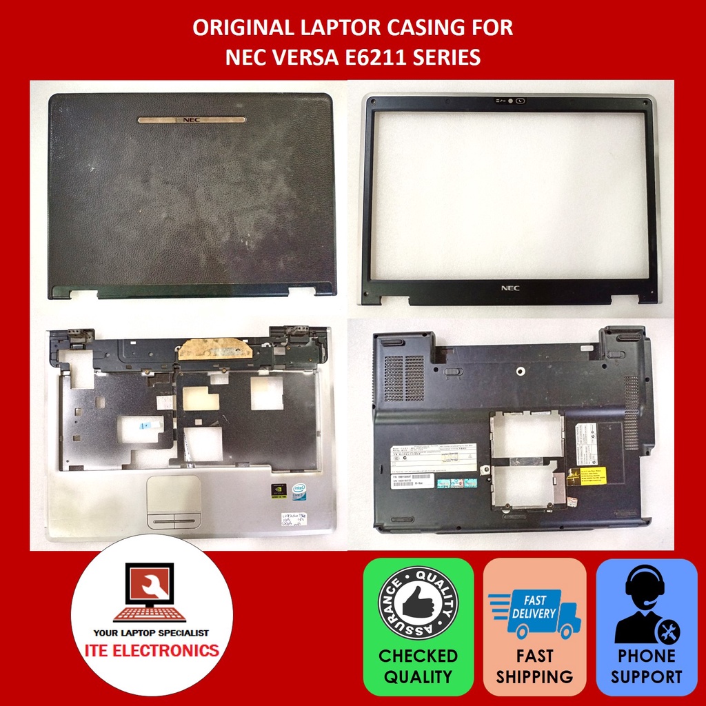 ORIGINAL NEC VERSA E6211 SERIES FRONT CASING A/ LCD SCREEN BEZEL B ...