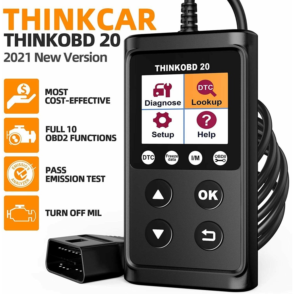 THINKCAR THINKOBD 20 OBD2 Full Function Auto Car Scanner Diagnostic ...