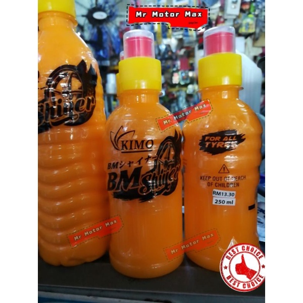 KIMO BM SHINER POLISH TAYAR MOTOR & KERETA [250ML] | Shopee Malaysia