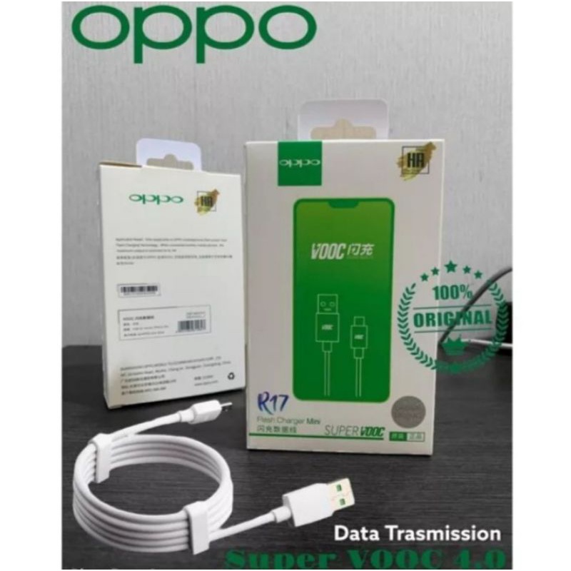 Oppo R17 Vooc Micro & Type C USB Fast Charging Charger Data Cable ...