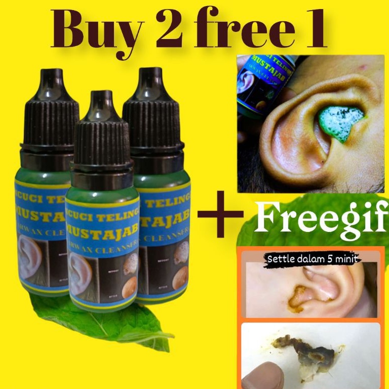 [🔥Buy 2 Free 1 !!!🔥] Ear Cleanser Ubat Merawat Telinga Resdung ...
