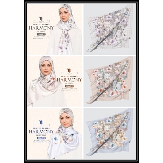 🧕🏻 { 🇲🇾 READY STOCK } Naelofar Square Harmony inspired Copy ori | Shopee Malaysia