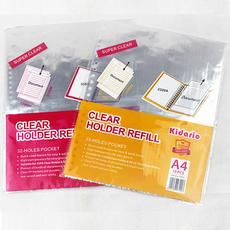 Kidario Clear Holder Refill Plastic 10pcs per pack | Shopee Malaysia