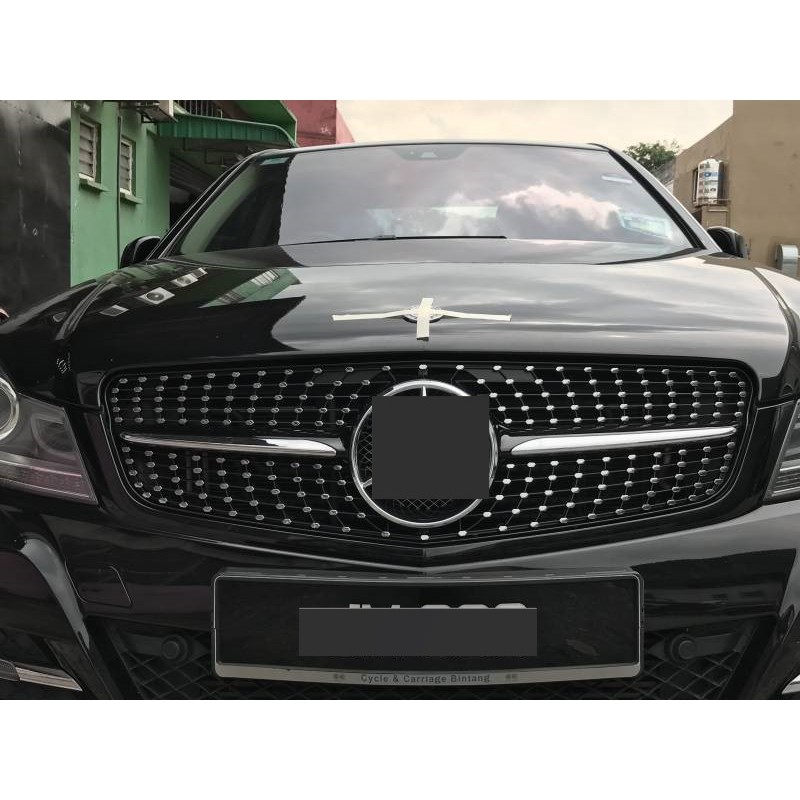 Mercedes benz W204 Diamond grille | Shopee Malaysia