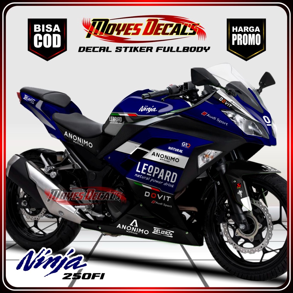 Newest Decal Sticker Ninja 250 Fi Full Body Sticker Ninja 250 Fi Full ...