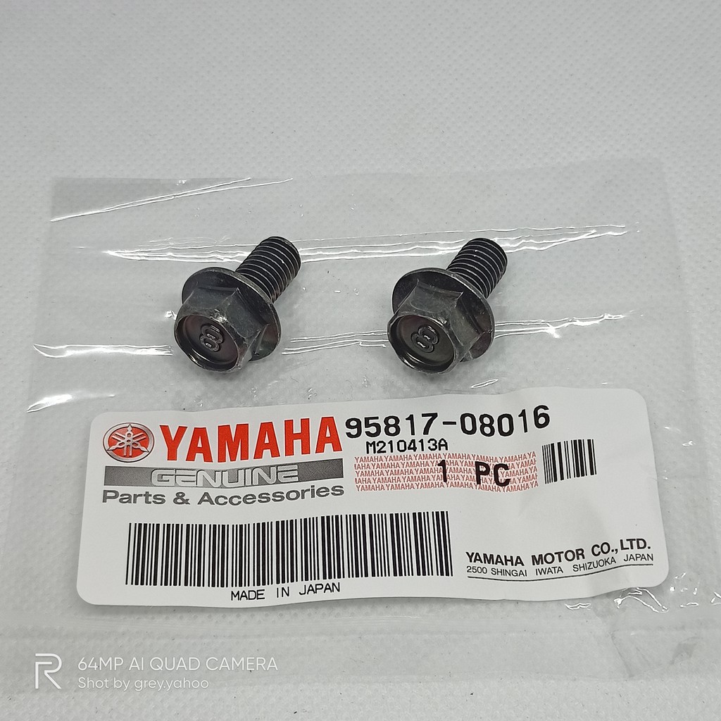 Yamaha RXZ Skru Bolt Bracket Head Original Japan (95817-08016) | Shopee ...