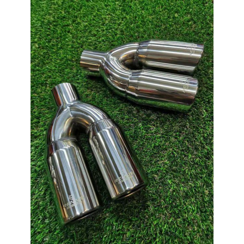2.5 inch stainless steel double tail pipe( paip belakang) | Shopee Malaysia