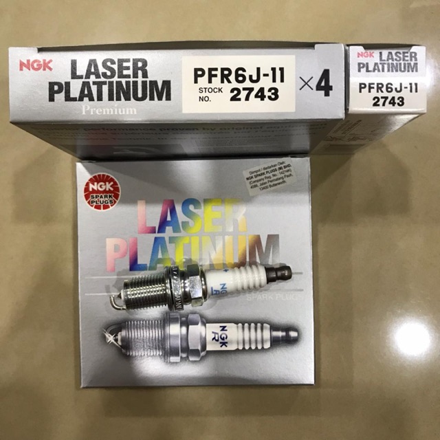 (NEW STOCK) (100% ORIGINAL ) NGK Laser Platinum Spark Plug (PFR6J-11 ...