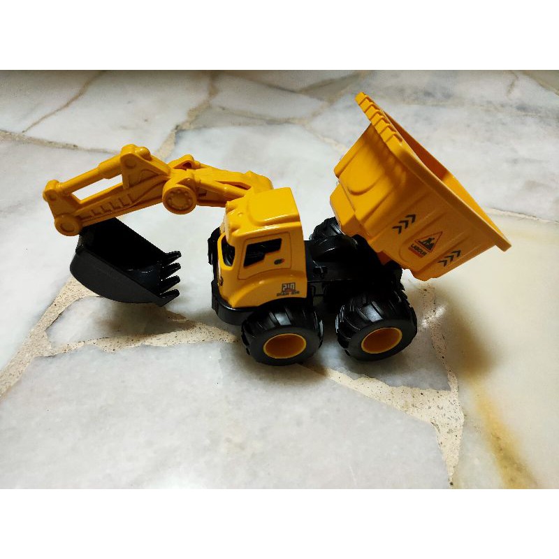 jengkaut mainan bajak excavator kapal korek lori | Shopee Malaysia