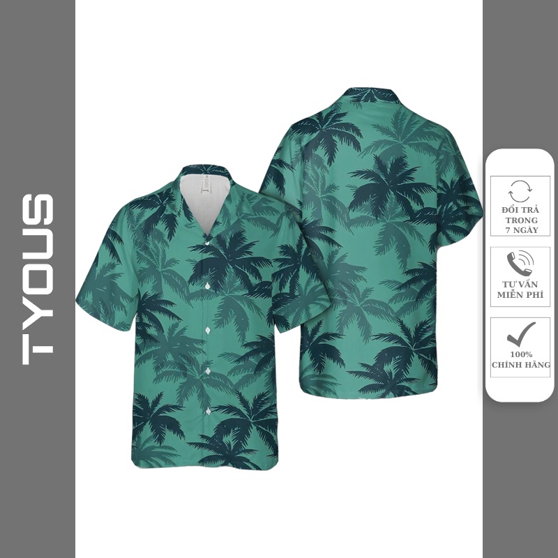 Gta Vice city pattern shirt - Tommy Vercetti coconut tree shirt ...