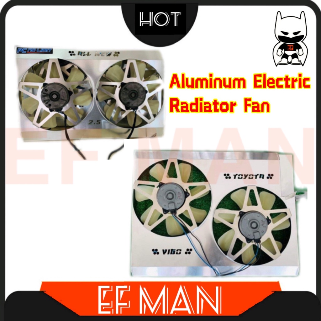 4X4 ALUM ELECTRIC RADIATOR FAN HILUX DMAX TRITON RANGER NAVARA NP300 ...