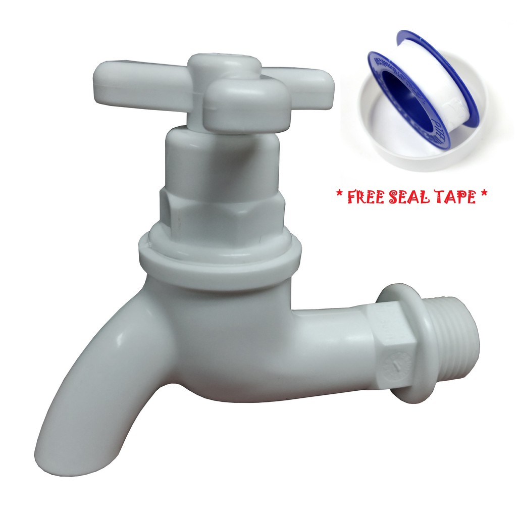 PVC Water Tap/PVC Bib Tap/Plastic Tap/PVC Tap 【0502】 | Shopee Malaysia