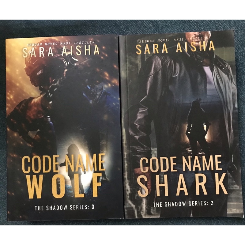 🍒NEW🍒NOVEL KOMBO CODE NAME WOLF & CODE NAME SHARK PENULIS SARA AISHA | Shopee Malaysia