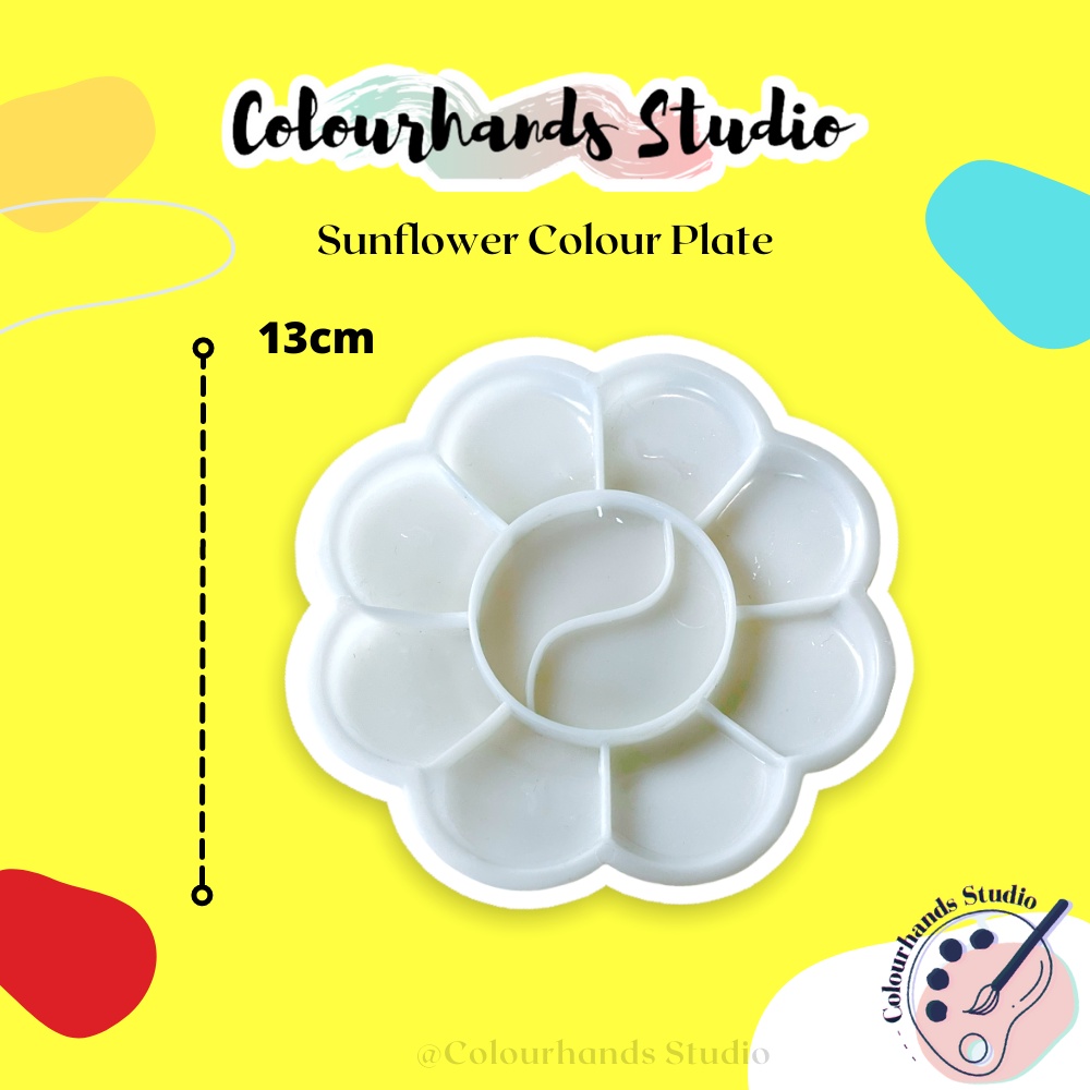 Watercolor / Water Color Colour Palette Watercolour Plate Pallet Flower ...