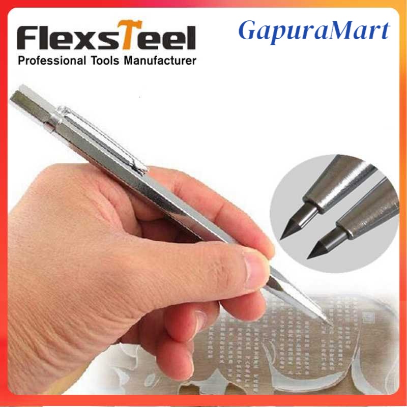 Flexsteel Engraving Scriber Tungsten Carbide Tip Engraving Pen | Shopee ...