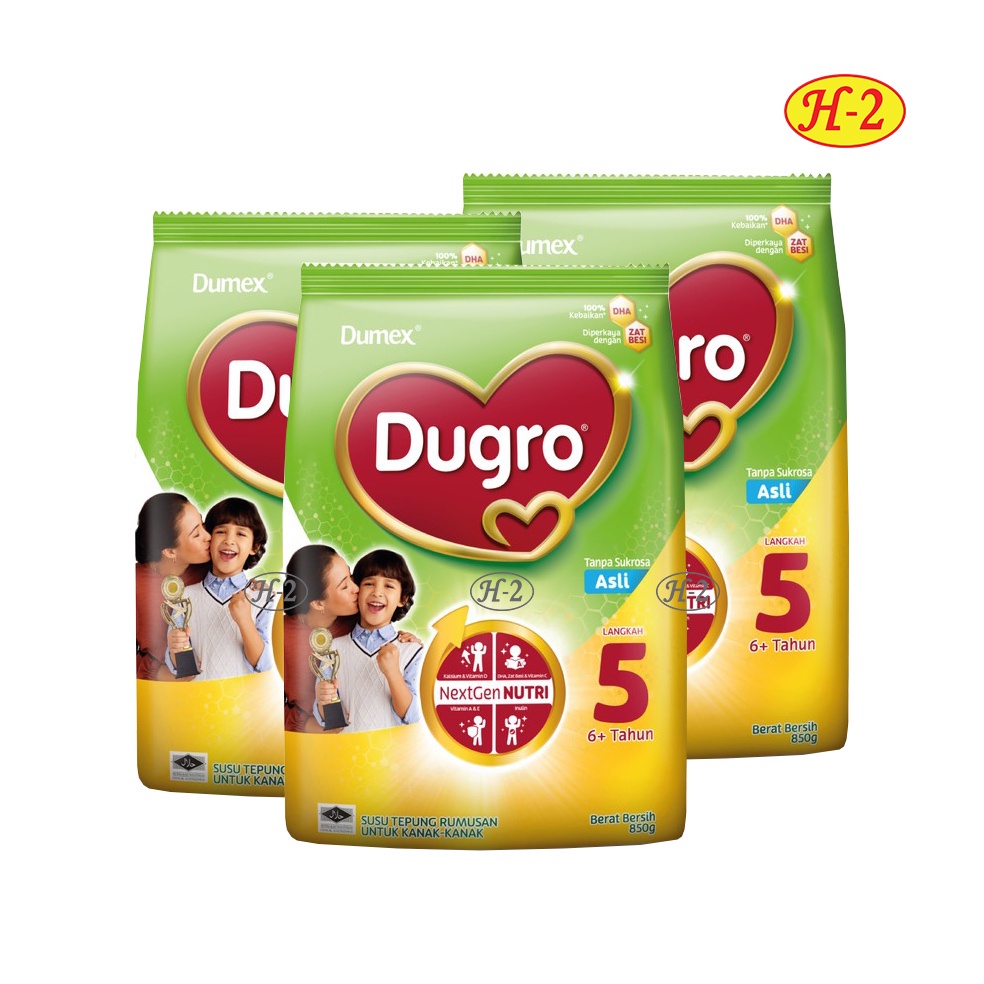 Dumex Dugro Step 5 Asli Milk Formula (3x 850g) | Shopee Malaysia