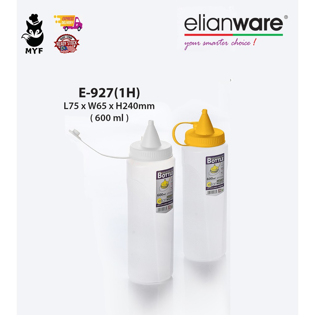 Elianware (600ML) E-927 Cili Sos Tomato Sos Mayonnaise Sos Bottle Sos ...
