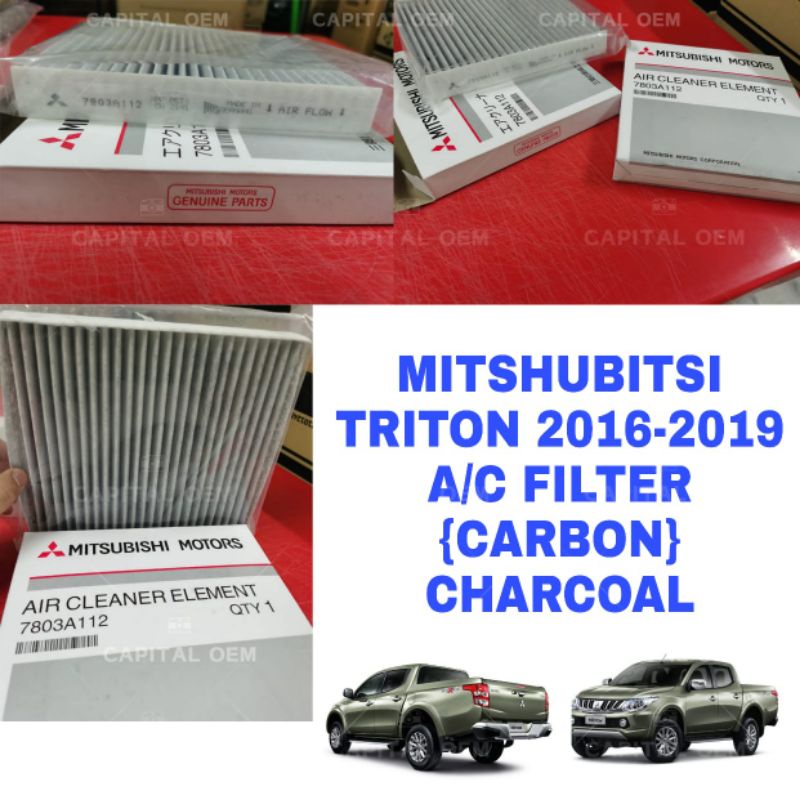 MITSUBISHI TRITON VGT 2016-2019 ASX AIRCOND CABIN FILTER {CHARCOAL ...