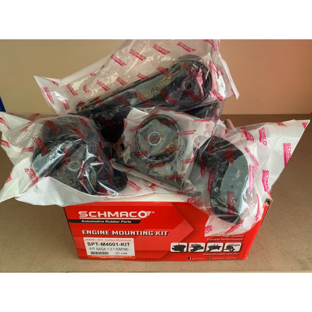 PROTON SAGA 12V ENGINE MOUTING KIT SET SCHMACO | Shopee Malaysia