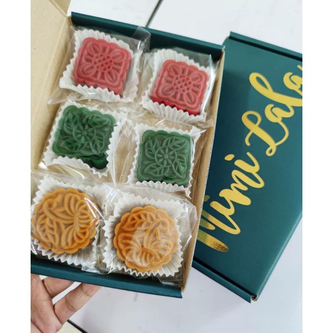 HALAL MOONCAKE BY MIMILALA MOONCAKE SET KUACI 🥮 | Shopee Malaysia