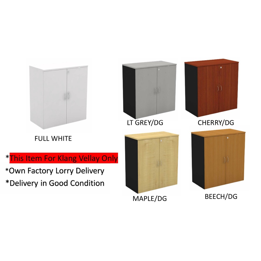 LOW SWINGING DOOR CABINET | RAK FILE ATAU BUKU | RAK PEJABAT( Free ...