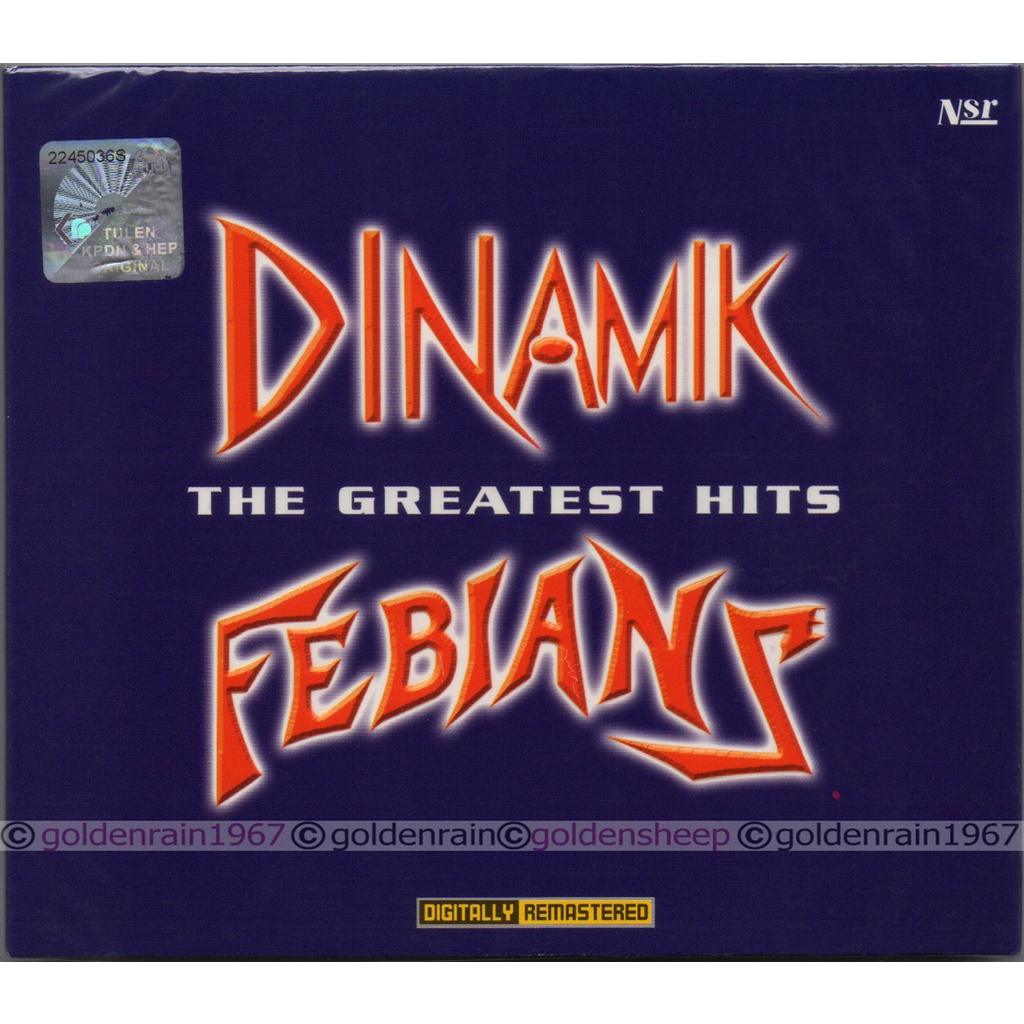 DINAMIK & FEBIANS - The Greatest Hits 2002 NSR ORIGINAL CD + SLIPCASE ...