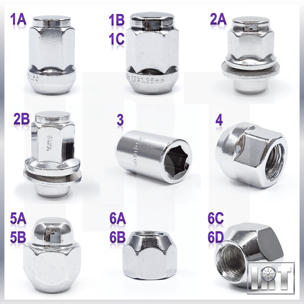 Wheel Nut Steel Nuts Viva Axia Bezza Myvi Alza Vigo Hilux Nat Kereta ...