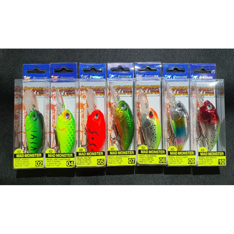 Pioneer Mad Monster XD65 Xdeep Casting Lure | Shopee Malaysia