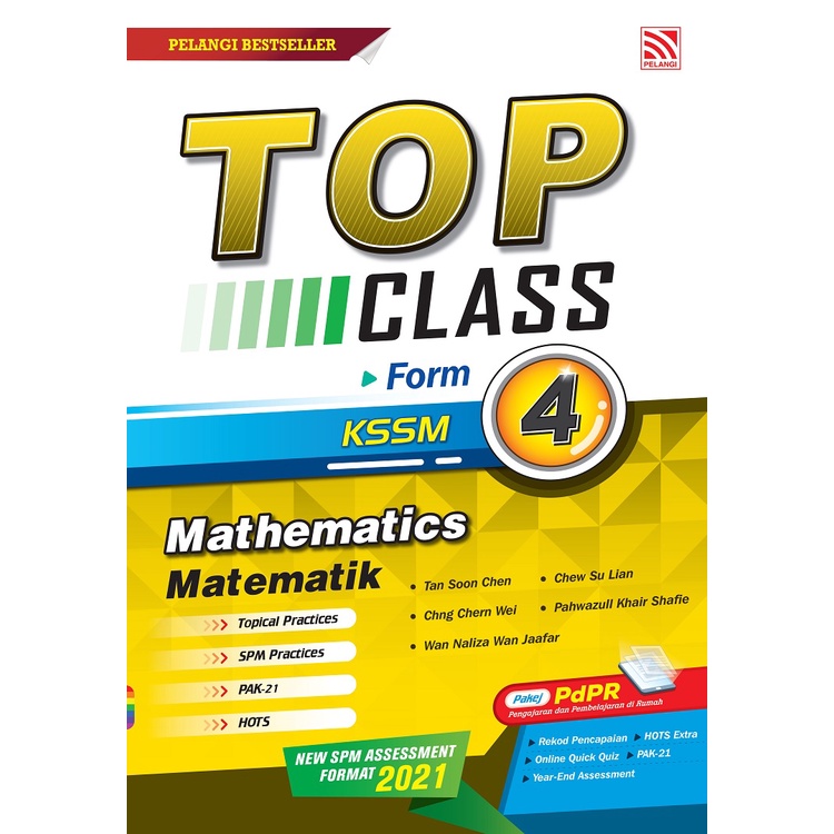 (PELANGI) TOP CLASS TINGKATAN 4 MATEMATIK (MATHEMATICS) | Shopee Malaysia