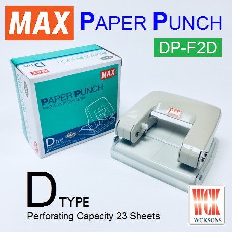 MAX PUNCH DP-F2D ( D TYPE / 2 HOLE PUNCH ) | Shopee Malaysia