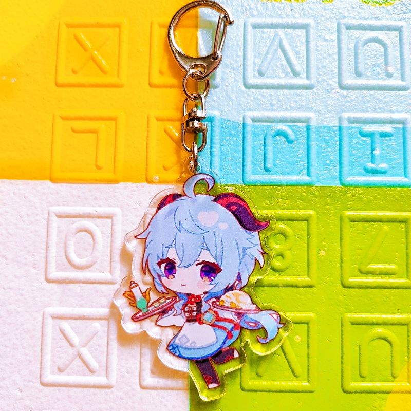 Ganyu genshin impact M7 Liyue keychain | Shopee Malaysia