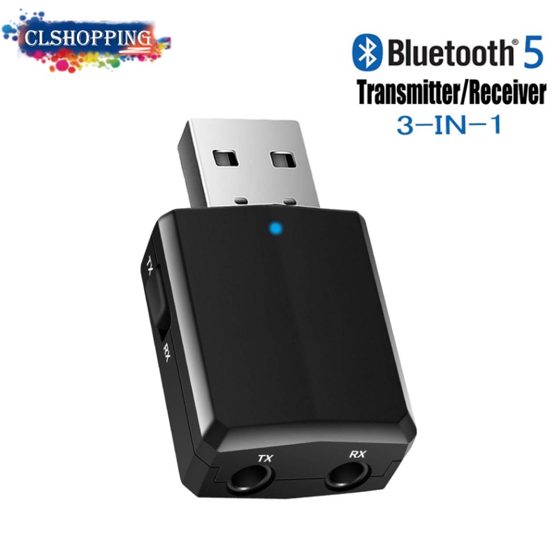 【Ready Stock】USB Bluetooth 5.0 Transmitter Receiver 3 in 1 Adapter ...