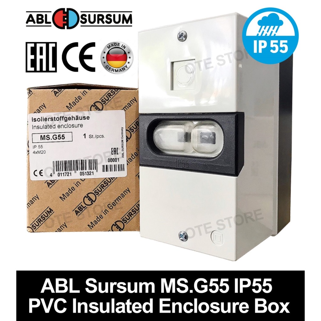 ABL Sursum Motor Protective Circuit Breaker / Auxiliary Contact Switch 1NO 1NC / Insulated ...