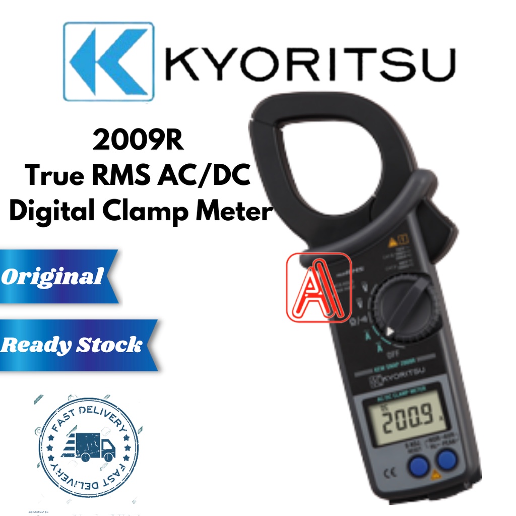 Kyoritsu 2009R 2000A AC/DC Digital Clamp Meters ~ Original 👍 12 Months ...