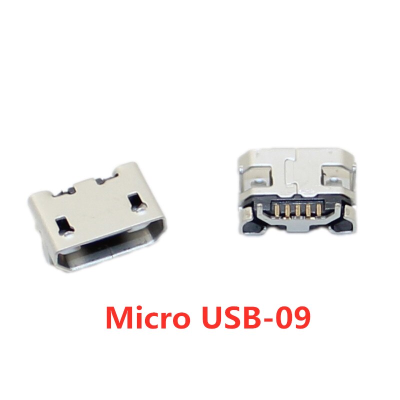 10pcs/lot Micro USB 5 Pin SMT Socket Connector Type B Female Placement ...