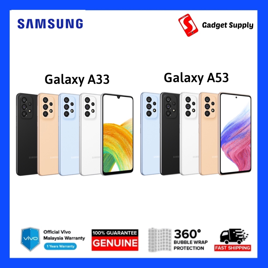 Samsung Galaxy A53 5G / A33 5G | 8GB RAM 256GB ROM / 128GB ROM | Shopee ...