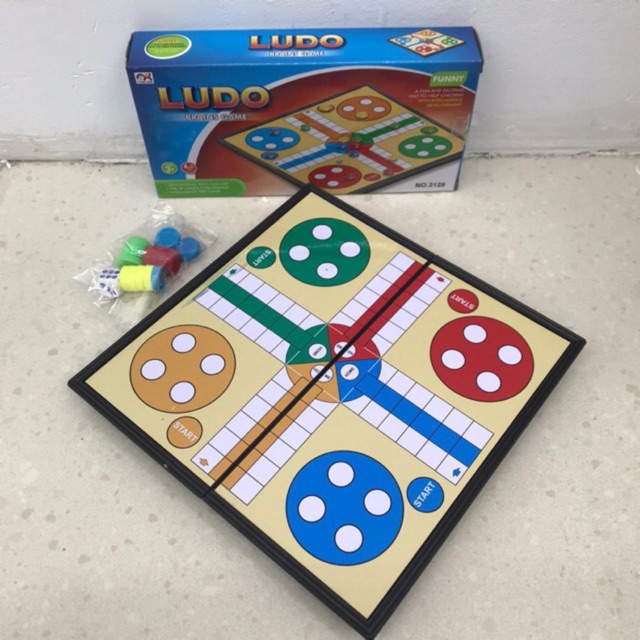 Classic Ludo Folding Magnetic Board Game With Family kids friend ...
