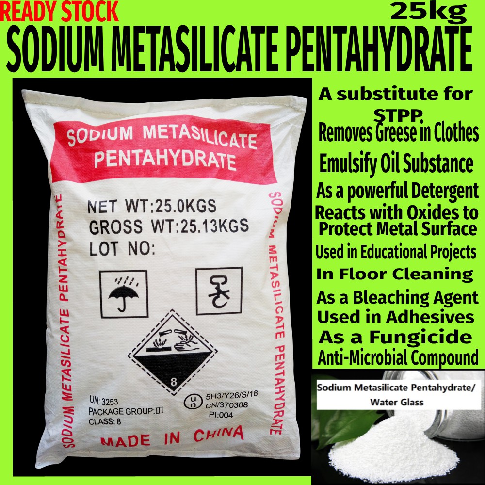 25kg MURAH: Sodium MetaSilicate/ Disodium Silicate/25Kg | Shopee Malaysia